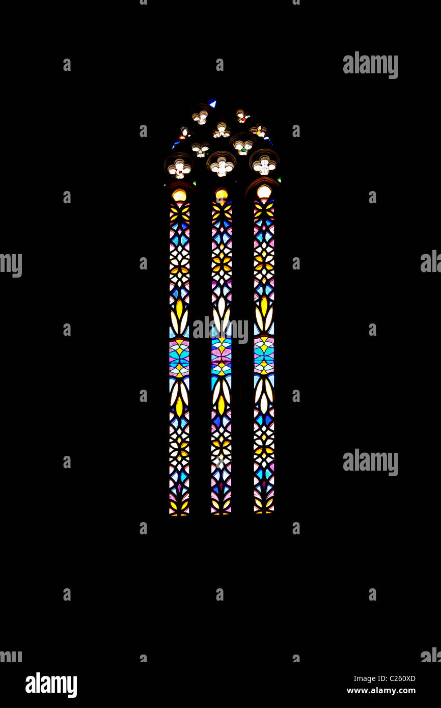 Batalha Monastery Stained-Glass Gothic window. Dominican Religious ...
