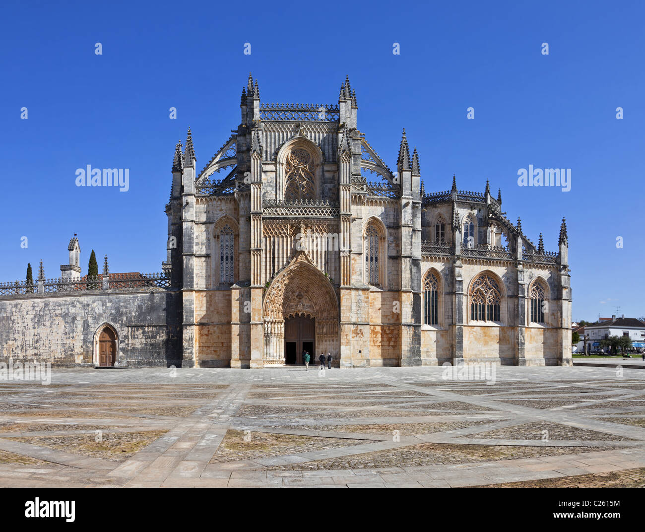 Batalha Monastery façade. Dominican Religious Order. Masterpiece of the ...