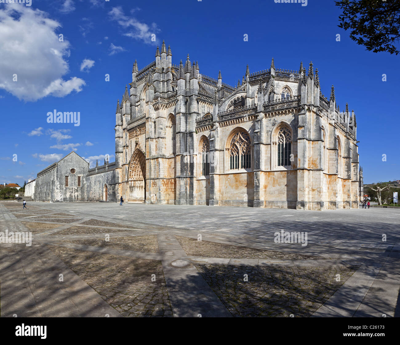 Batalha Monastery façade. Dominican Religious Order. Masterpiece of the ...