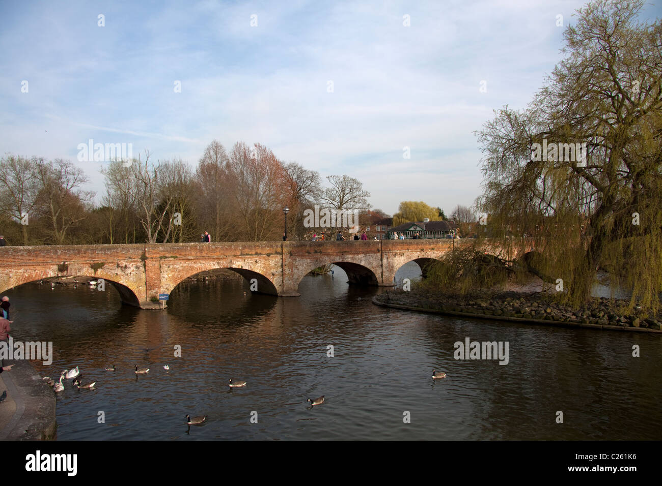 Stratford upon Avon River and Bridge Stock Photo - Alamy