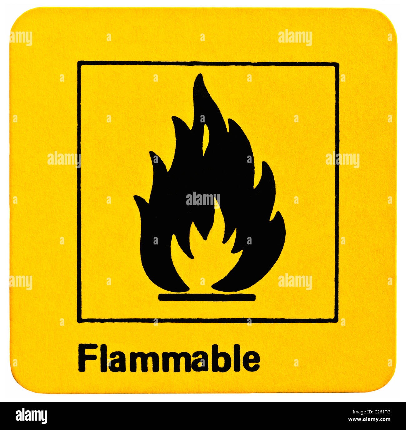 Flammable label hi-res stock photography and images - Alamy