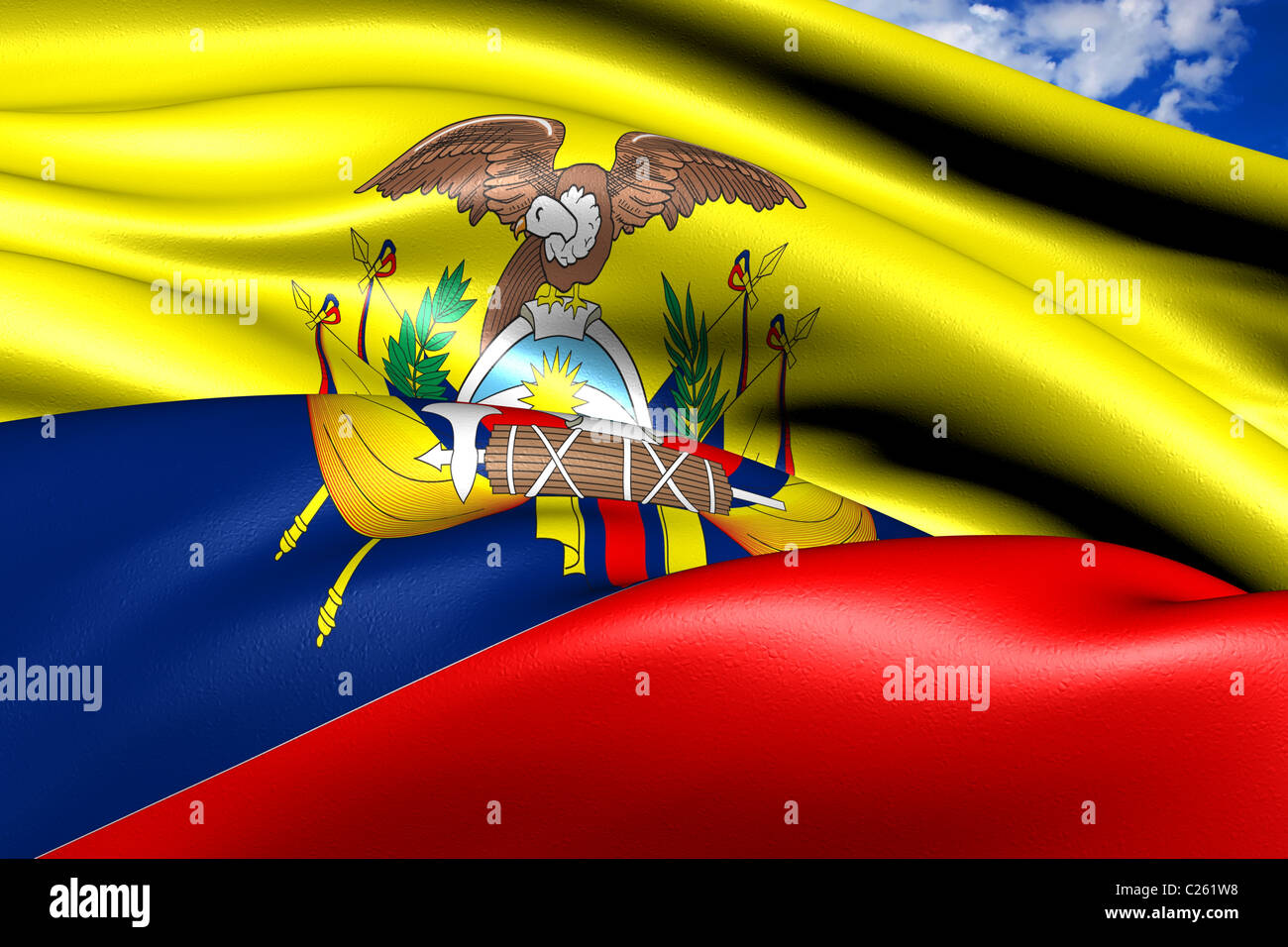 Ecuador flag hi-res stock photography and images - Alamy