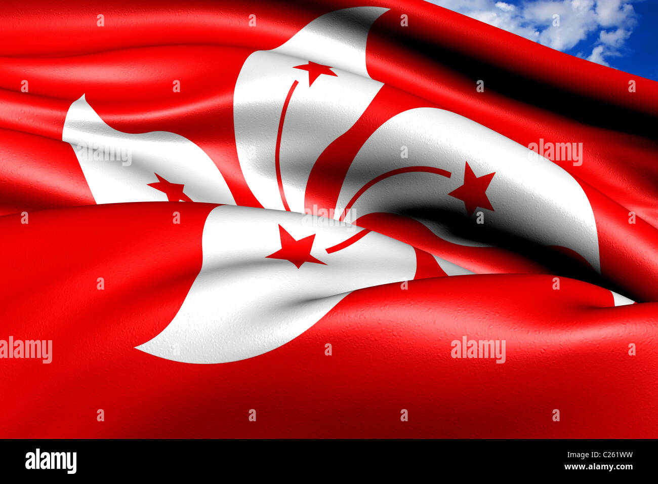 Flag of Hong Kong Stock Photo - Alamy