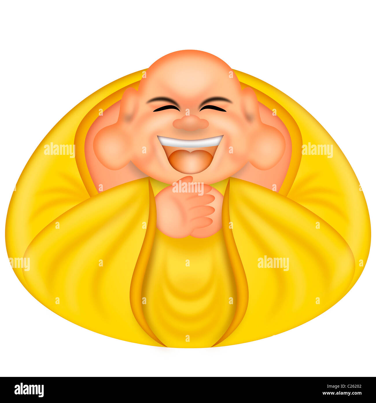 Budai Feng-Shui figurines One of the seven gods of happiness and luck ...