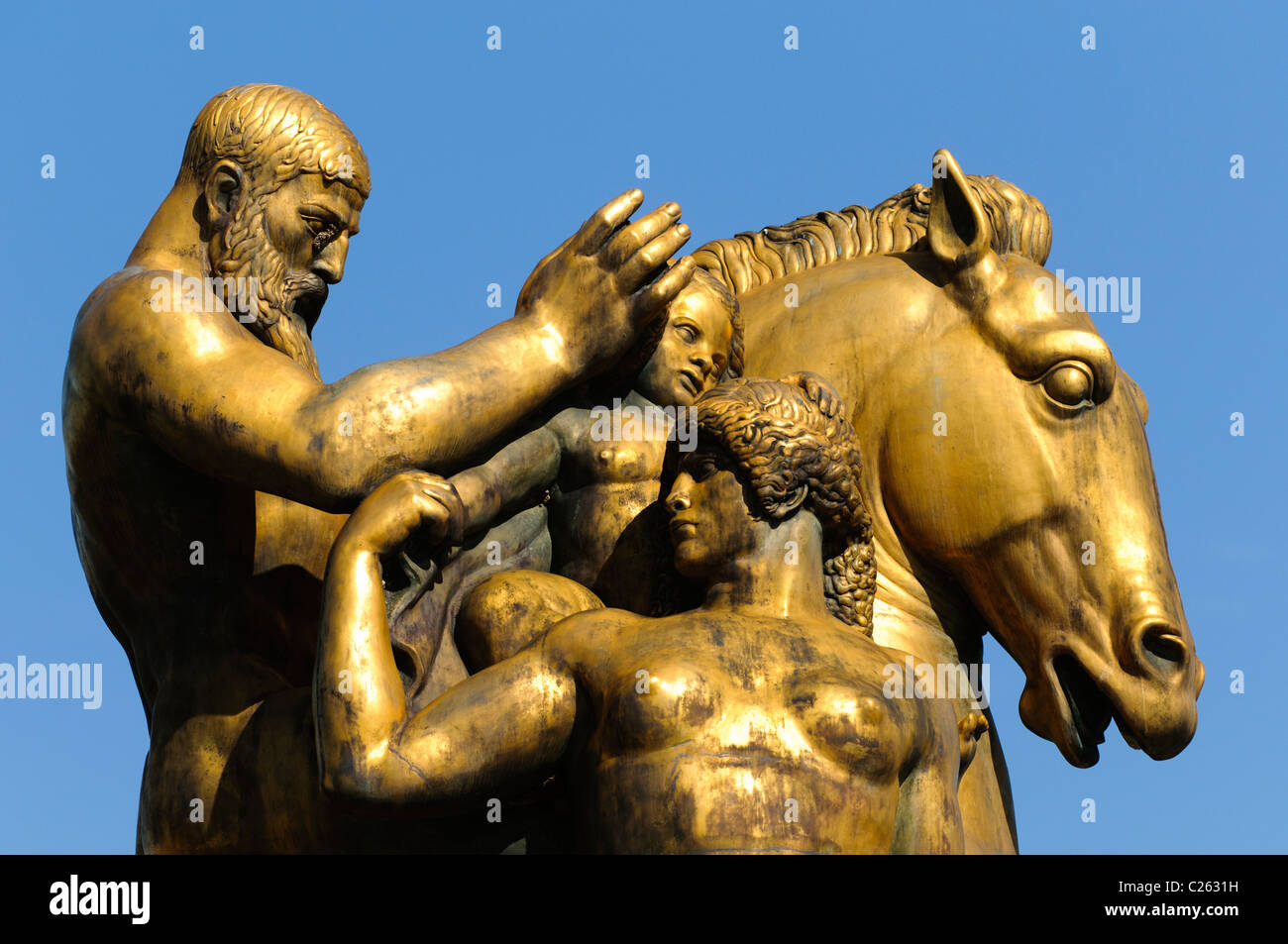 Sacrifice sculpture by Leo Friedlander, one of four statues in the Arts ...