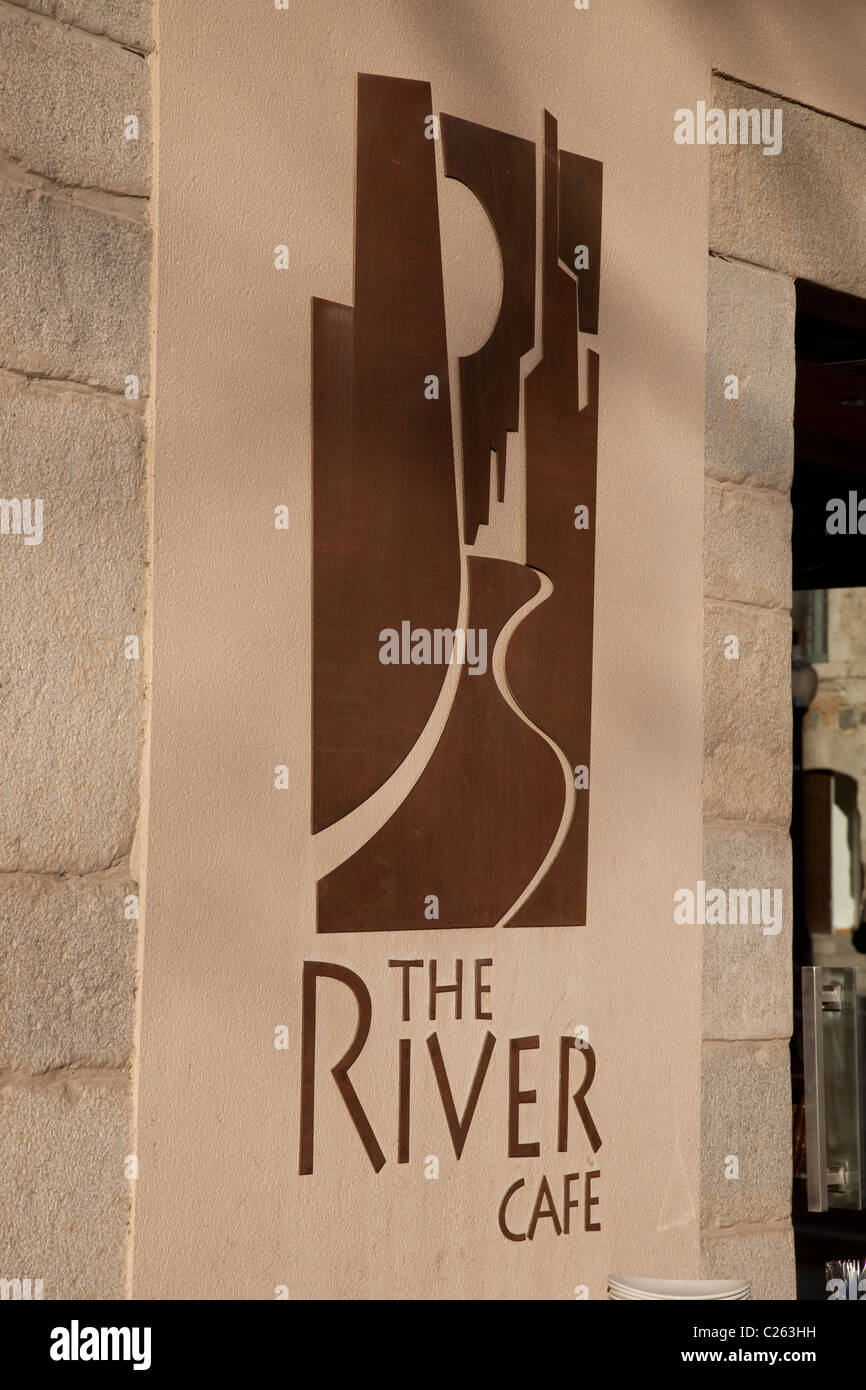 The River Cafe in Girona, Catalonia, Spain Stock Photo - Alamy