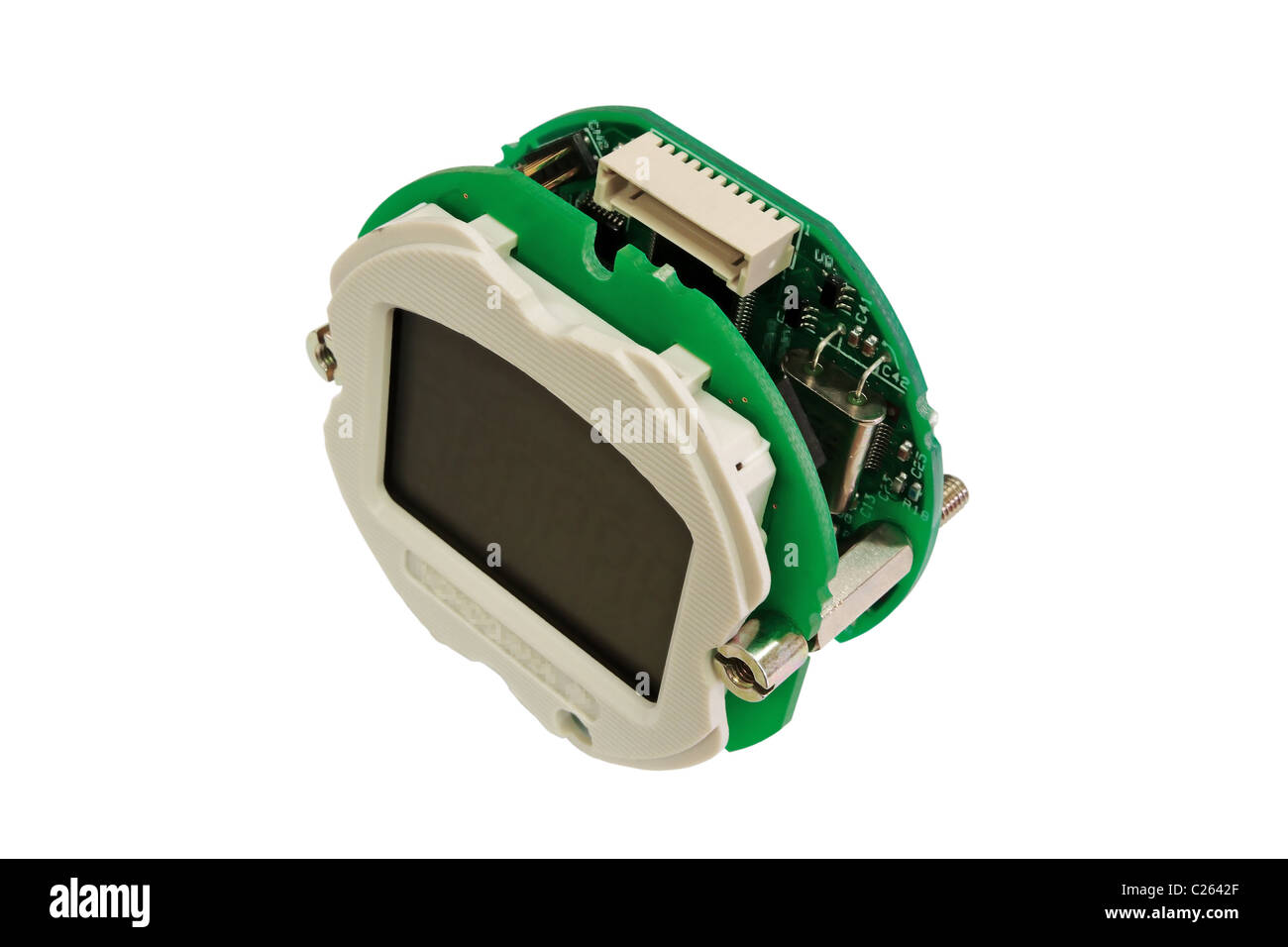 Green circuit board flat Cut Out Stock Images & Pictures - Alamy