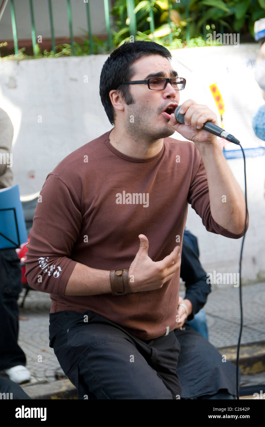 Tango singer, San Telmo, Buenos Aires, Argentina Stock Photo - Alamy