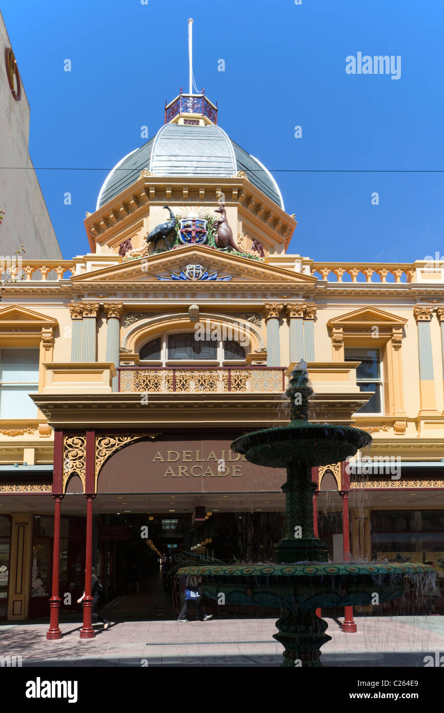 Exterior of Adelaide Arcade, Adelaide, South Australia Stock Photo - Alamy