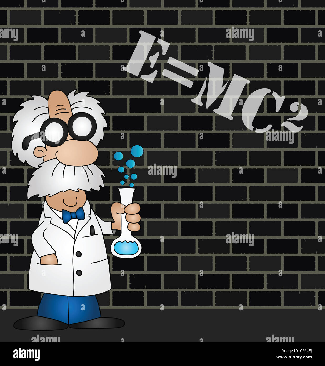 Albert einstein cartoon hi-res stock photography and images - Alamy