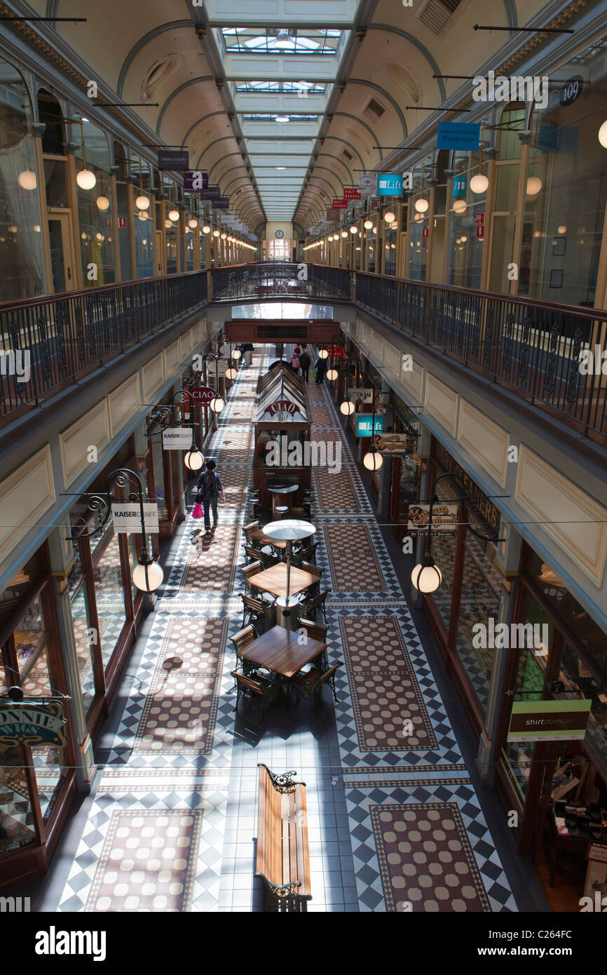Interior of Adelaide Arcade, Adelaide, South Australia Stock Photo - Alamy
