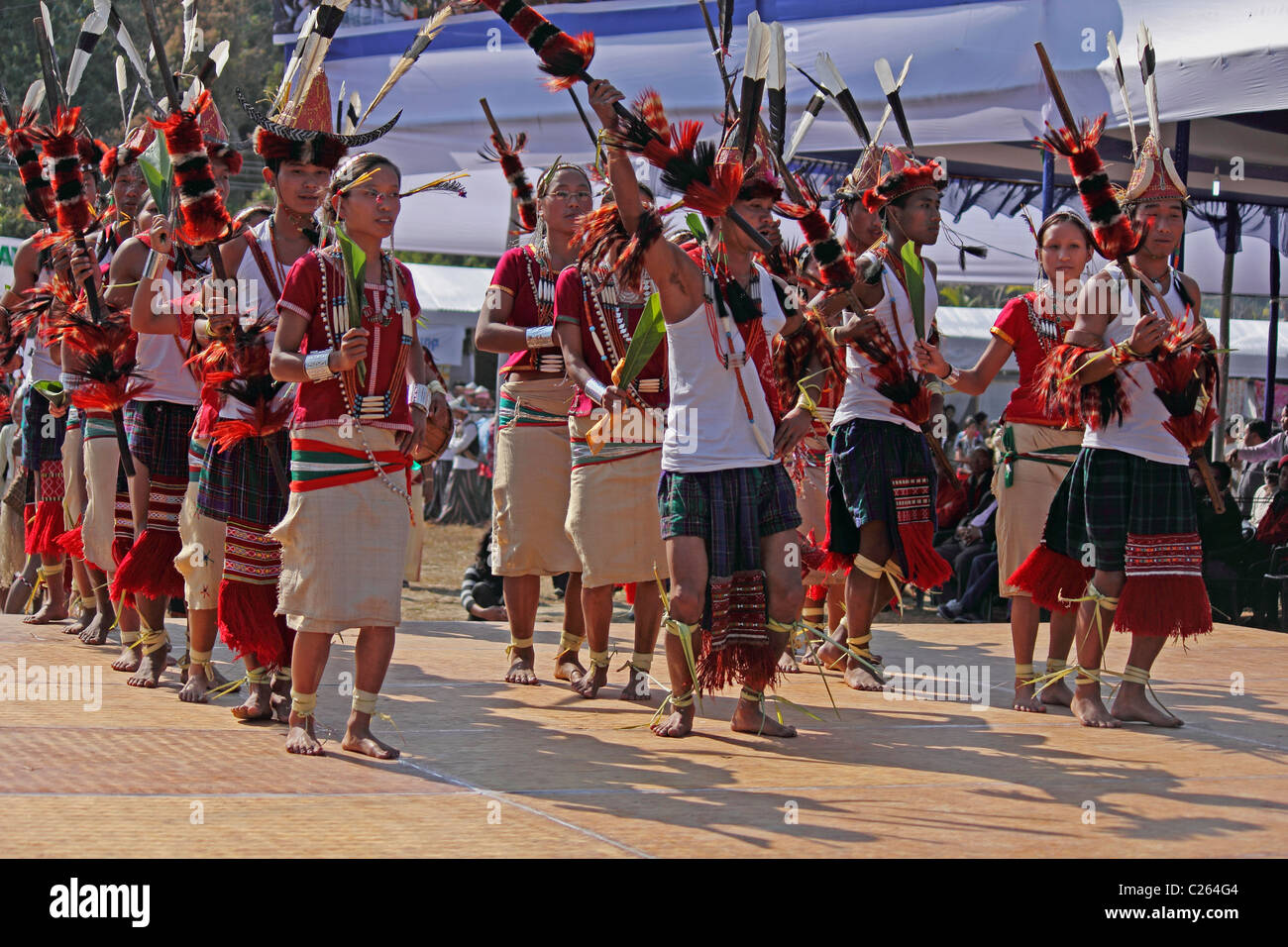 Nocte warrior tribes, with traditional Wear performing dance at ...