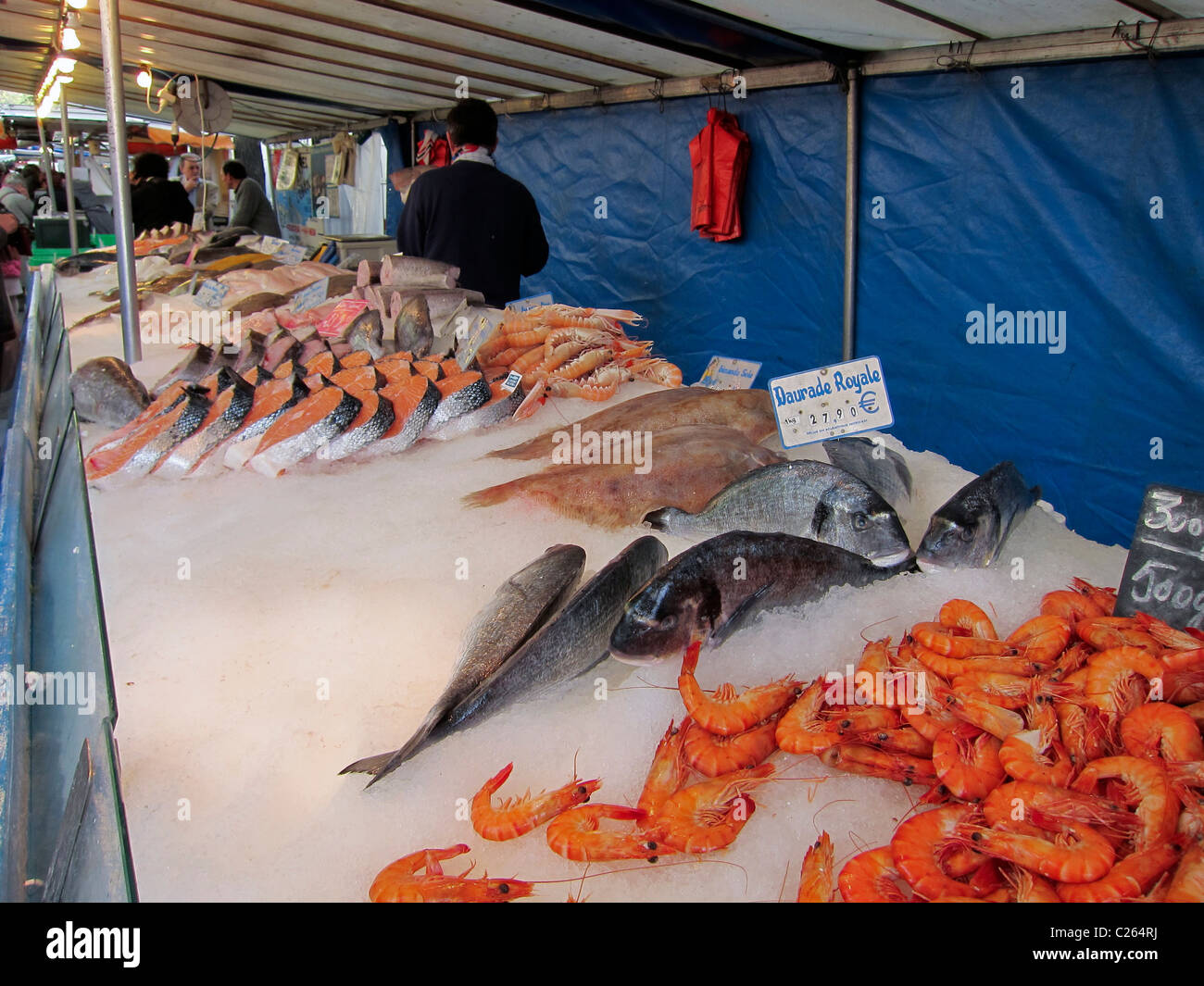 Paris, France, in Organic Food, Display, Farmer's Market, (Boulevard ...