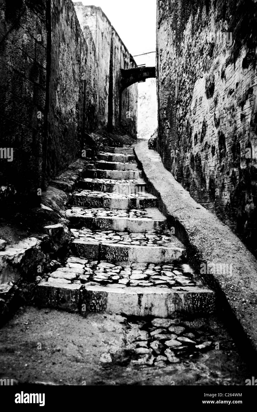 Travel greece corfu island Black and White Stock Photos & Images - Alamy