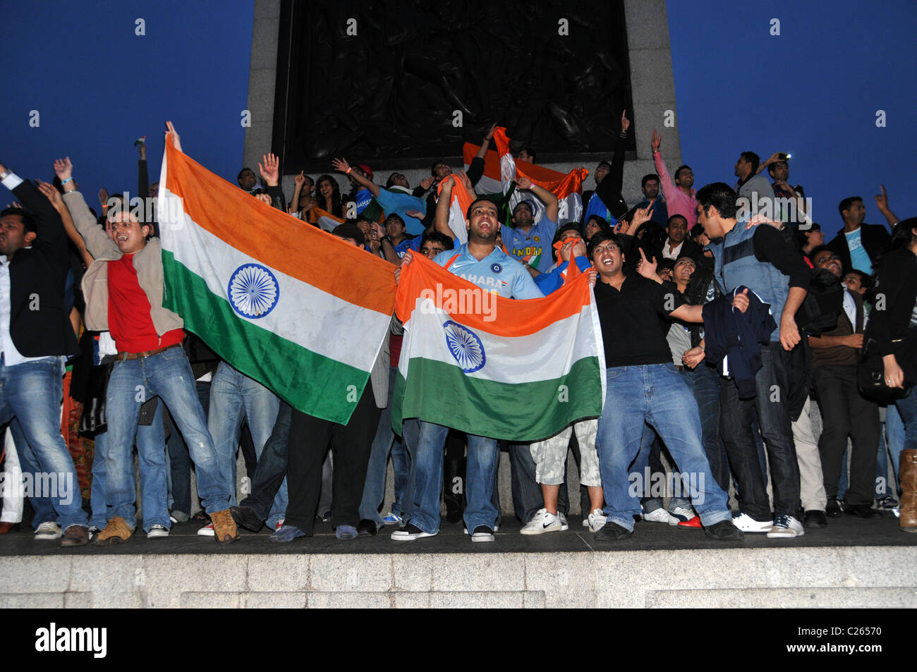 Indian cricket fans hi-res stock photography and images - Alamy