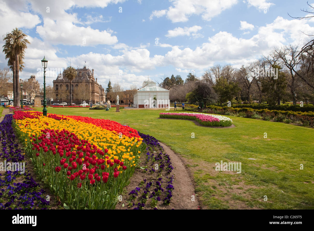 Historic conservatory gardens bendigo victoria hi-res stock photography ...
