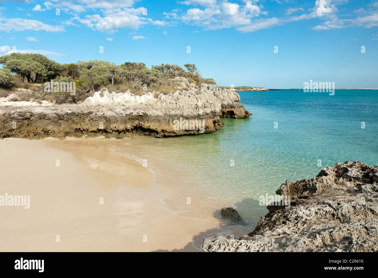 Scenic seascape overlooking the Indian Ocean at Andavadoaka, Madagascar ...