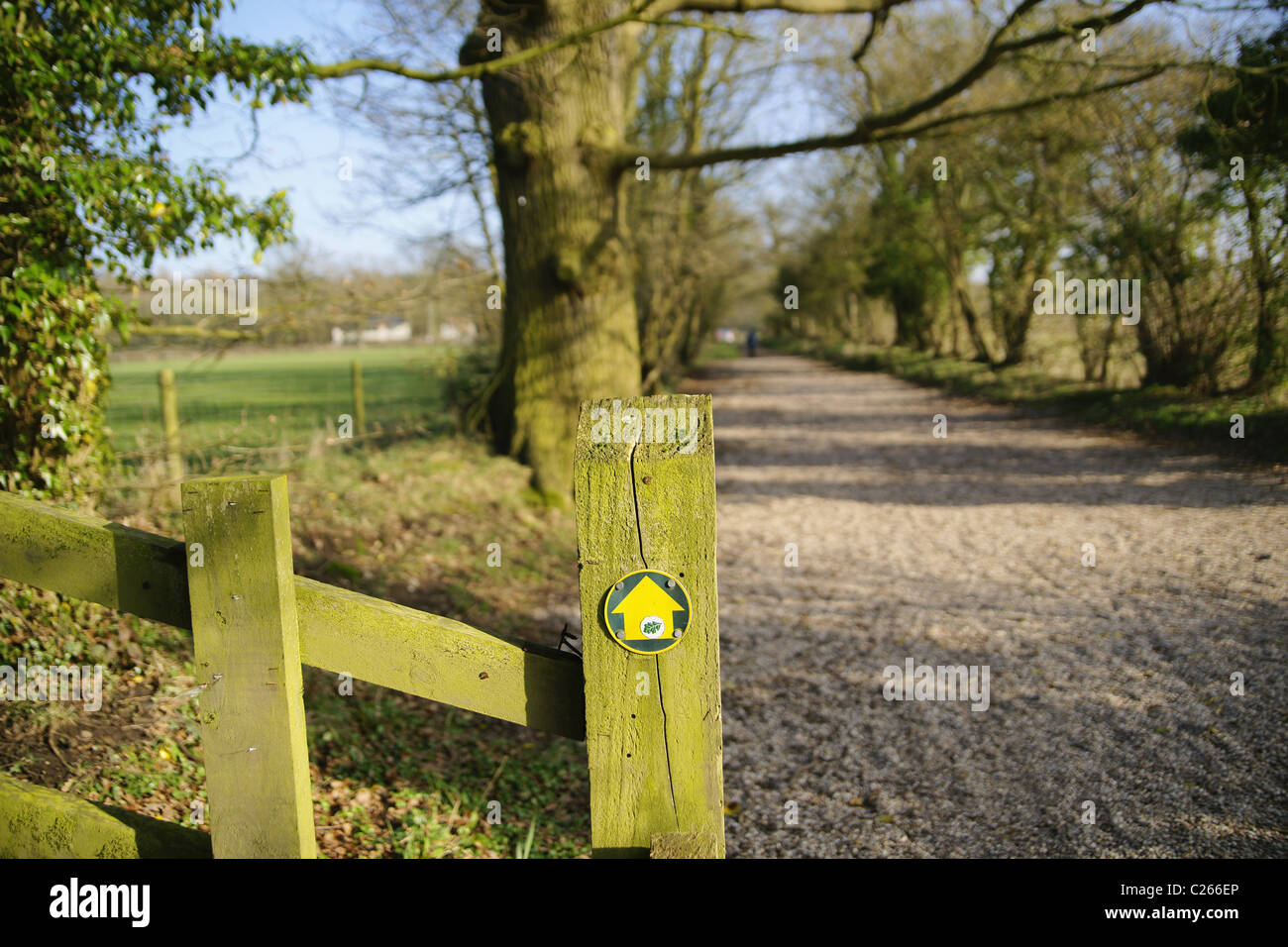 stile gate footpath path Stock Photo - Alamy