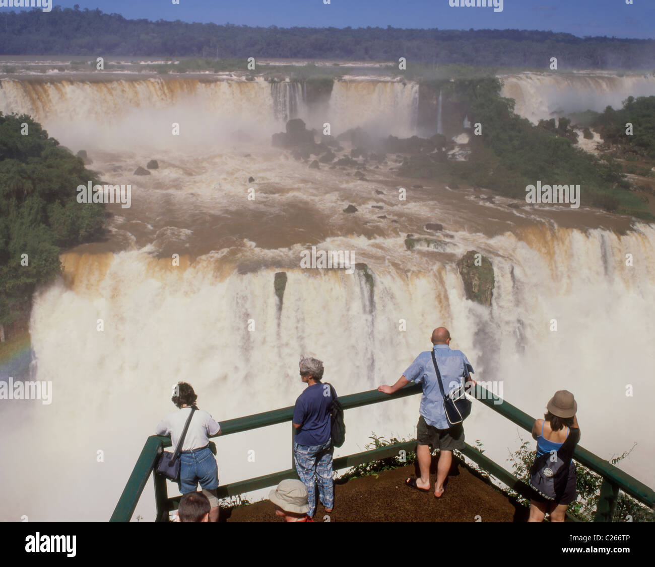 Brazil Argentina Iguacu falls Stock Photo - Alamy