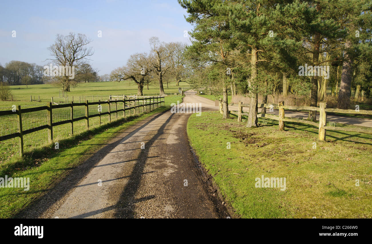 country estate fields farm farmland Stock Photo - Alamy