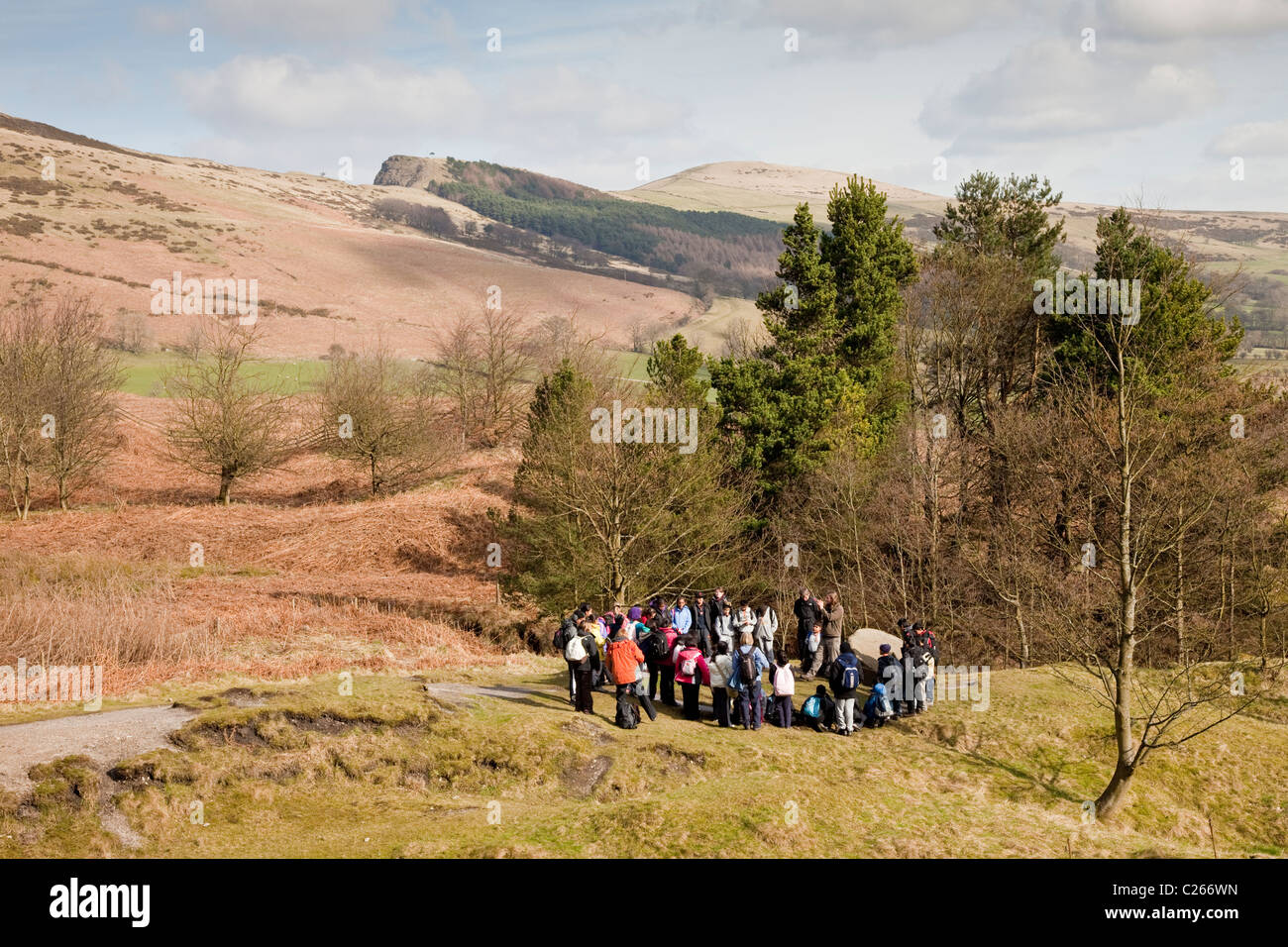 Odin Mine Crushing Wheel,Castleton Stock Photo - Alamy
