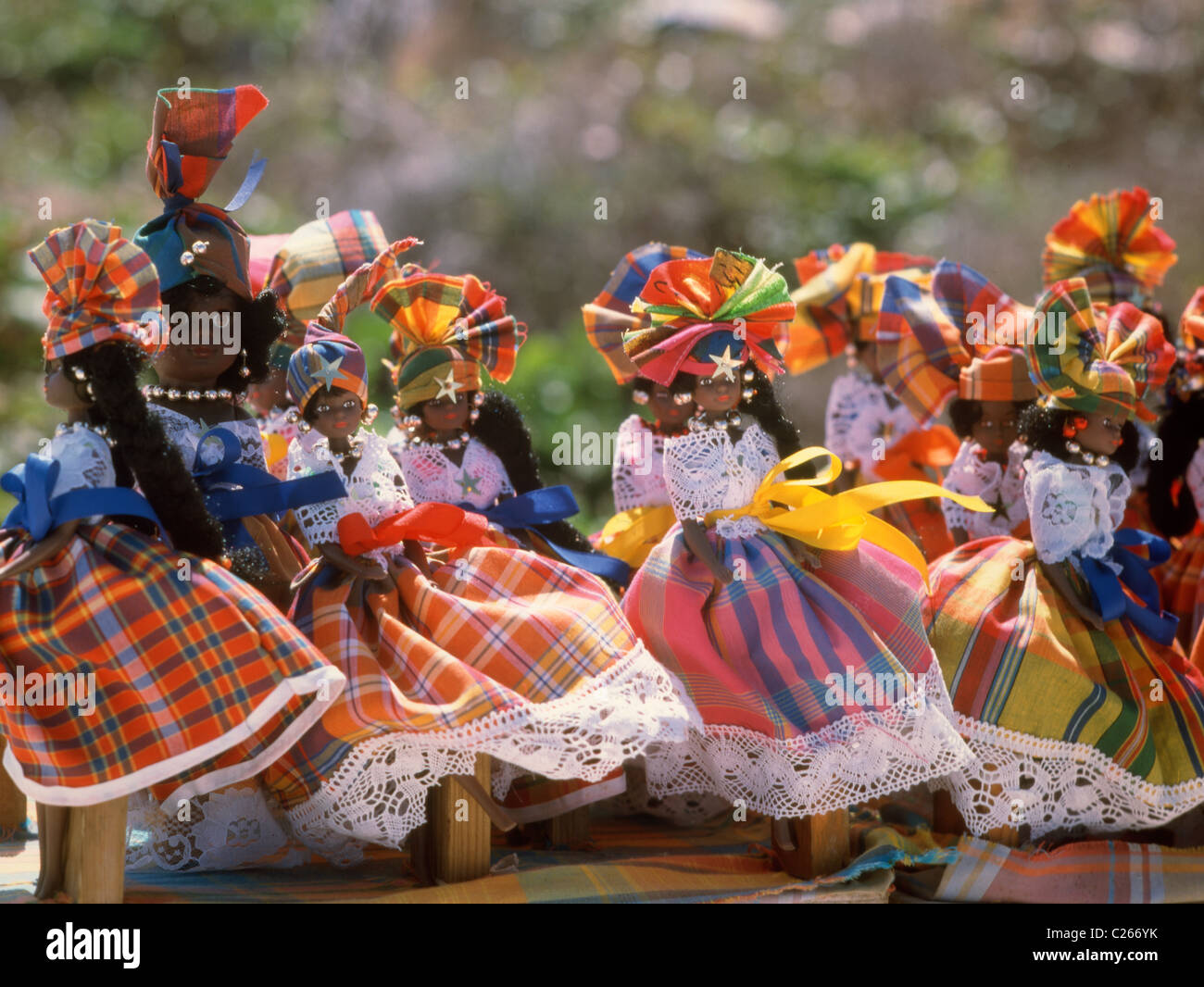 Caribbean Guadeloupe handicrafts Stock Photo - Alamy