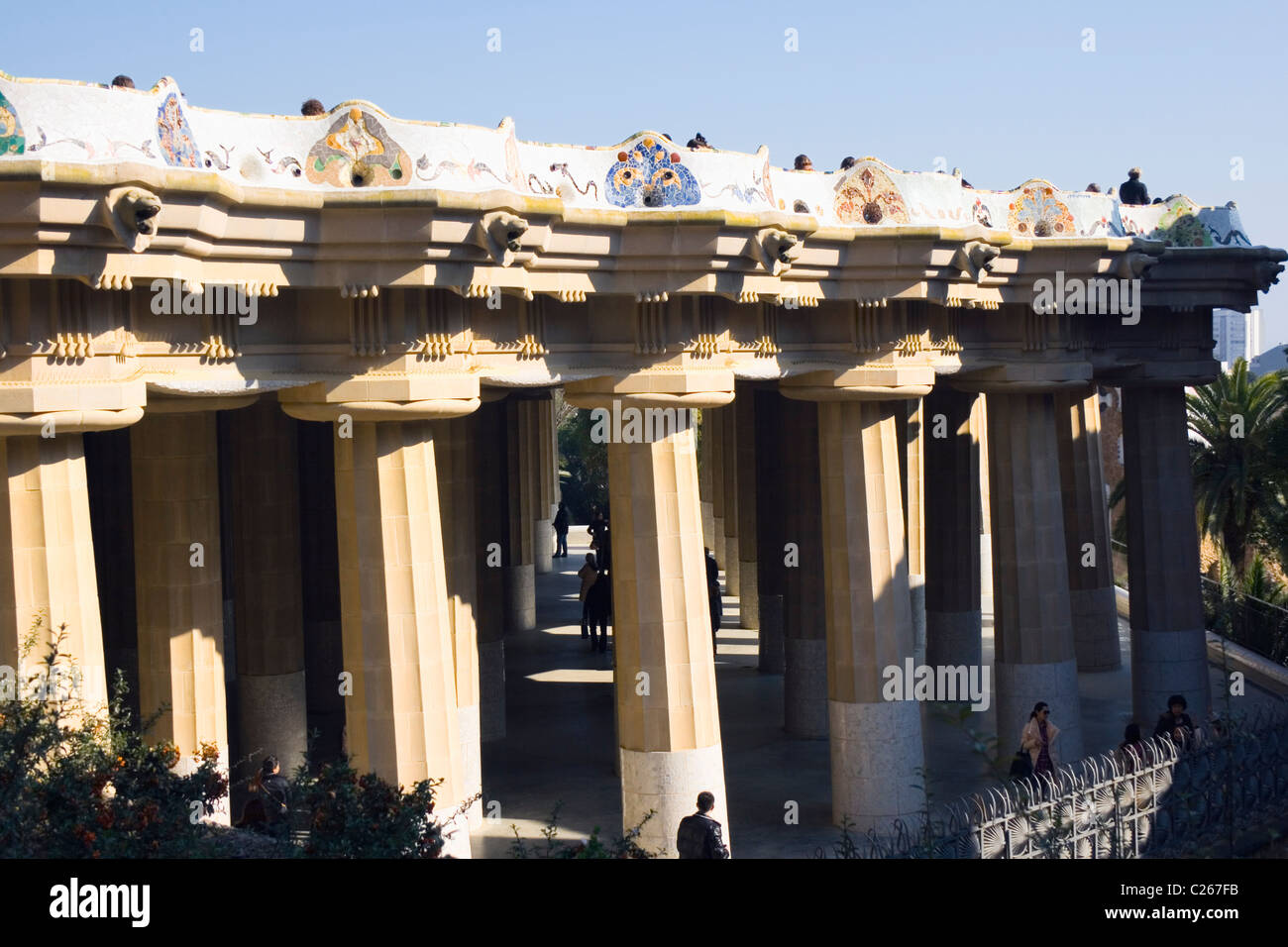 Park Guell Columns