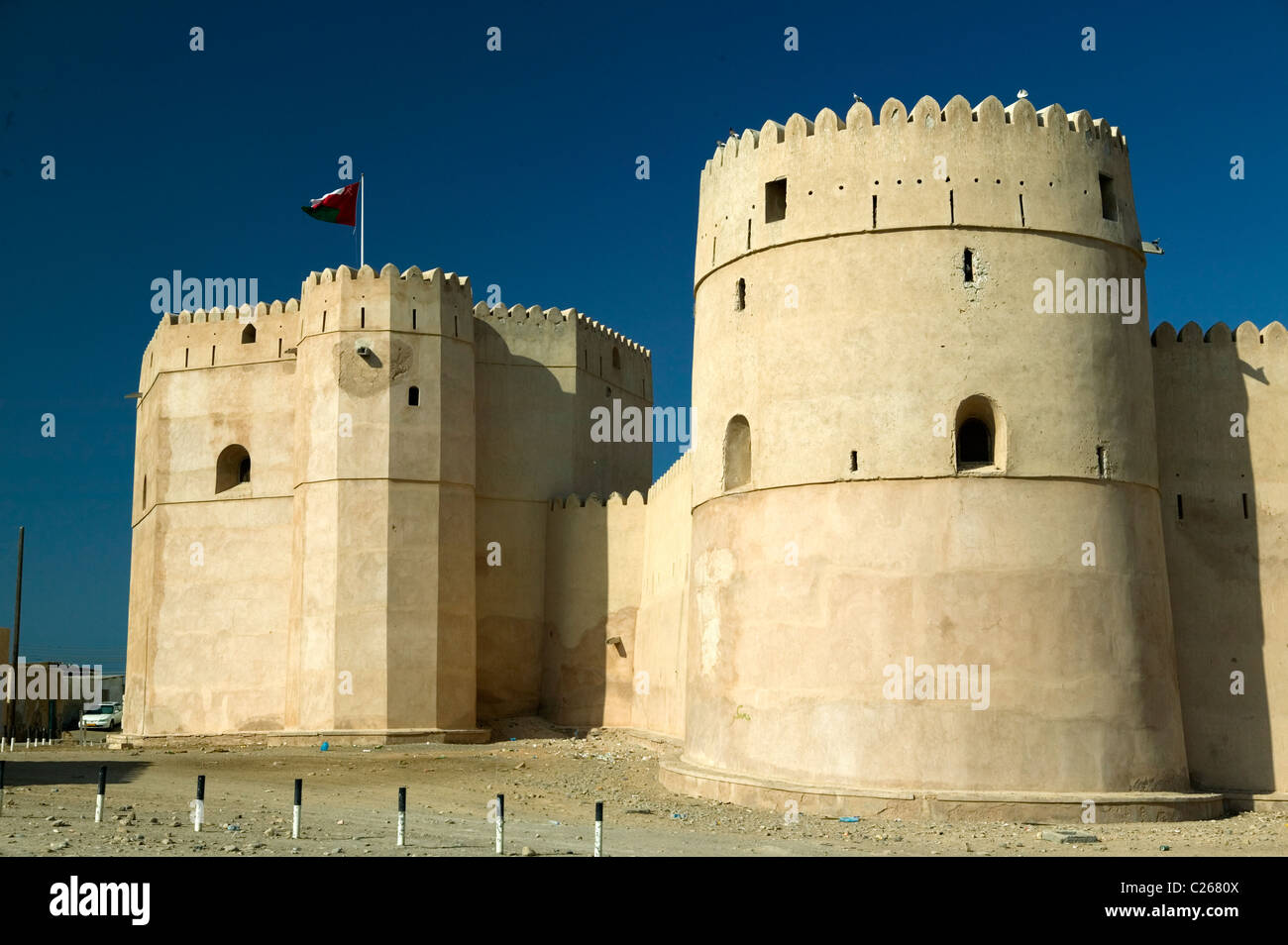 Barka Fort on the Batinah Coast of Oman Stock Photo - Alamy