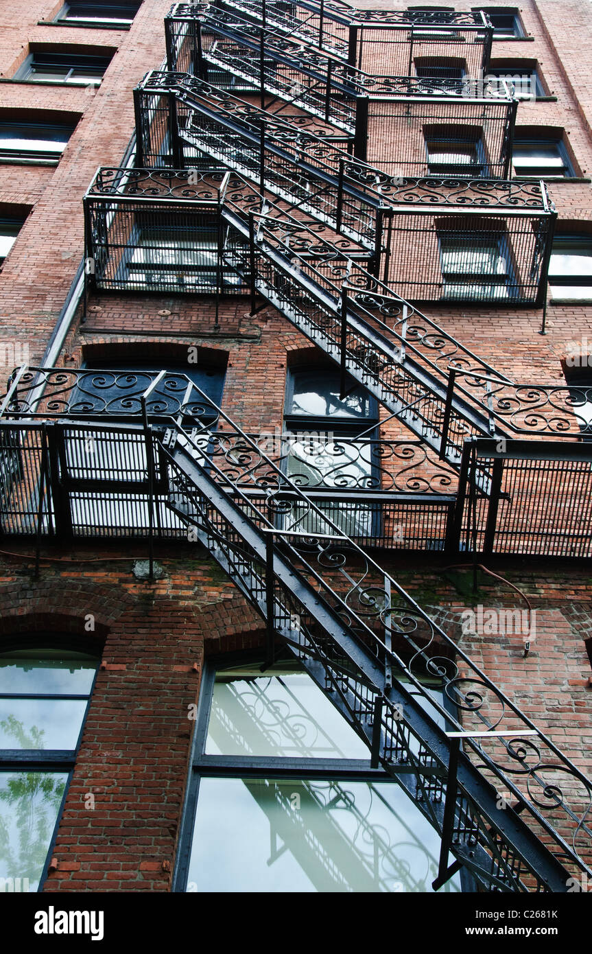 Seattle fire escape hi-res stock photography and images - Alamy