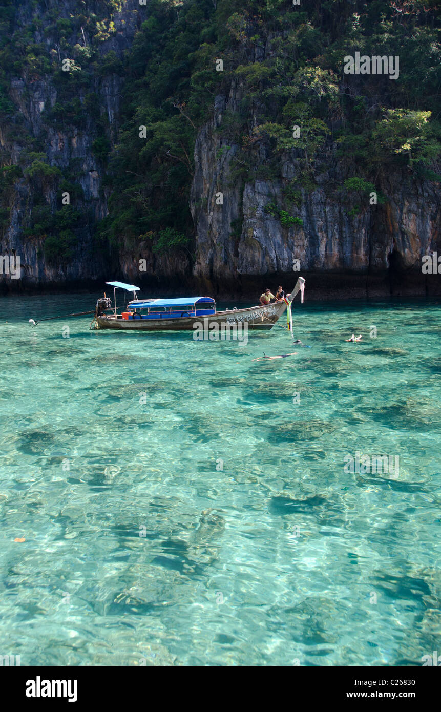 Thailand, Andaman Sea, Phuket. Maya Bay, Phi Phi Leh (aka Phi Phi ...