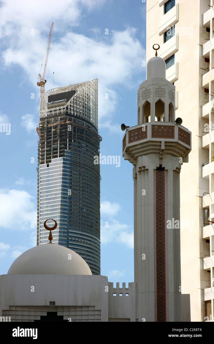 City Center, of Abu Dhabi, capital of United Arab Emirates Stock Photo ...