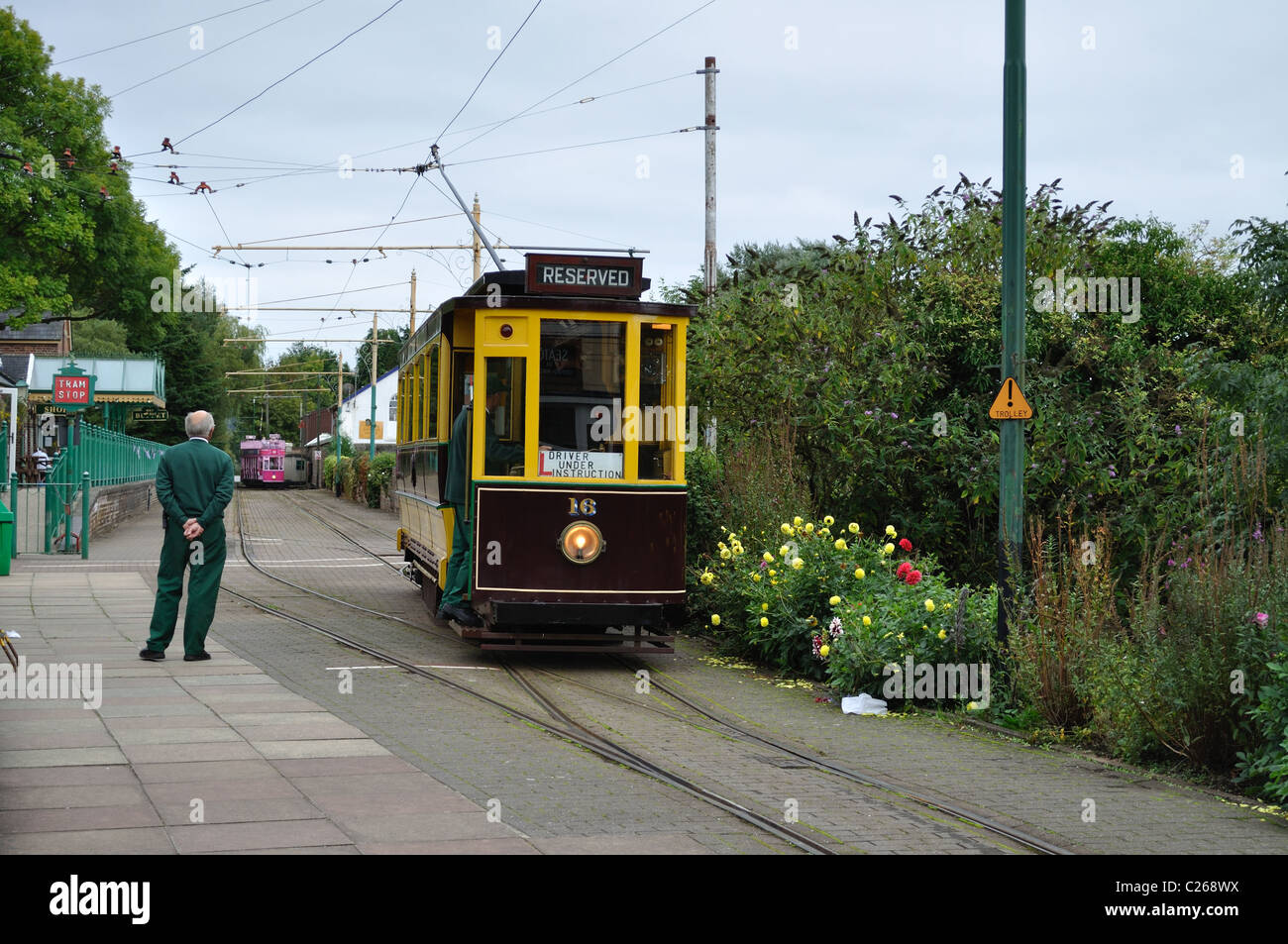 Single deck tram hi-res stock photography and images - Alamy