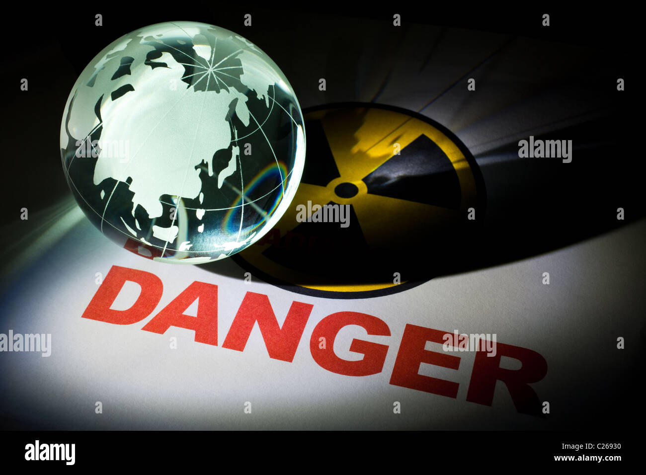 Radiation hazard sign for background Stock Photo - Alamy