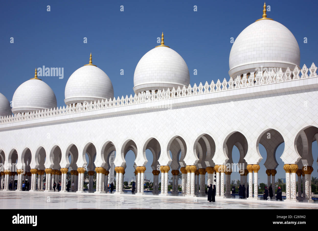 Sheikh Zayed Mosque, Abu Dhabi. Third biggest mosque in the world ...