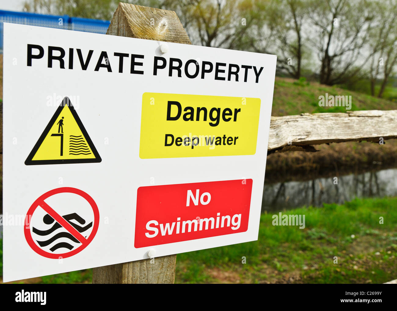 Private property sign notice hi-res stock photography and images - Alamy