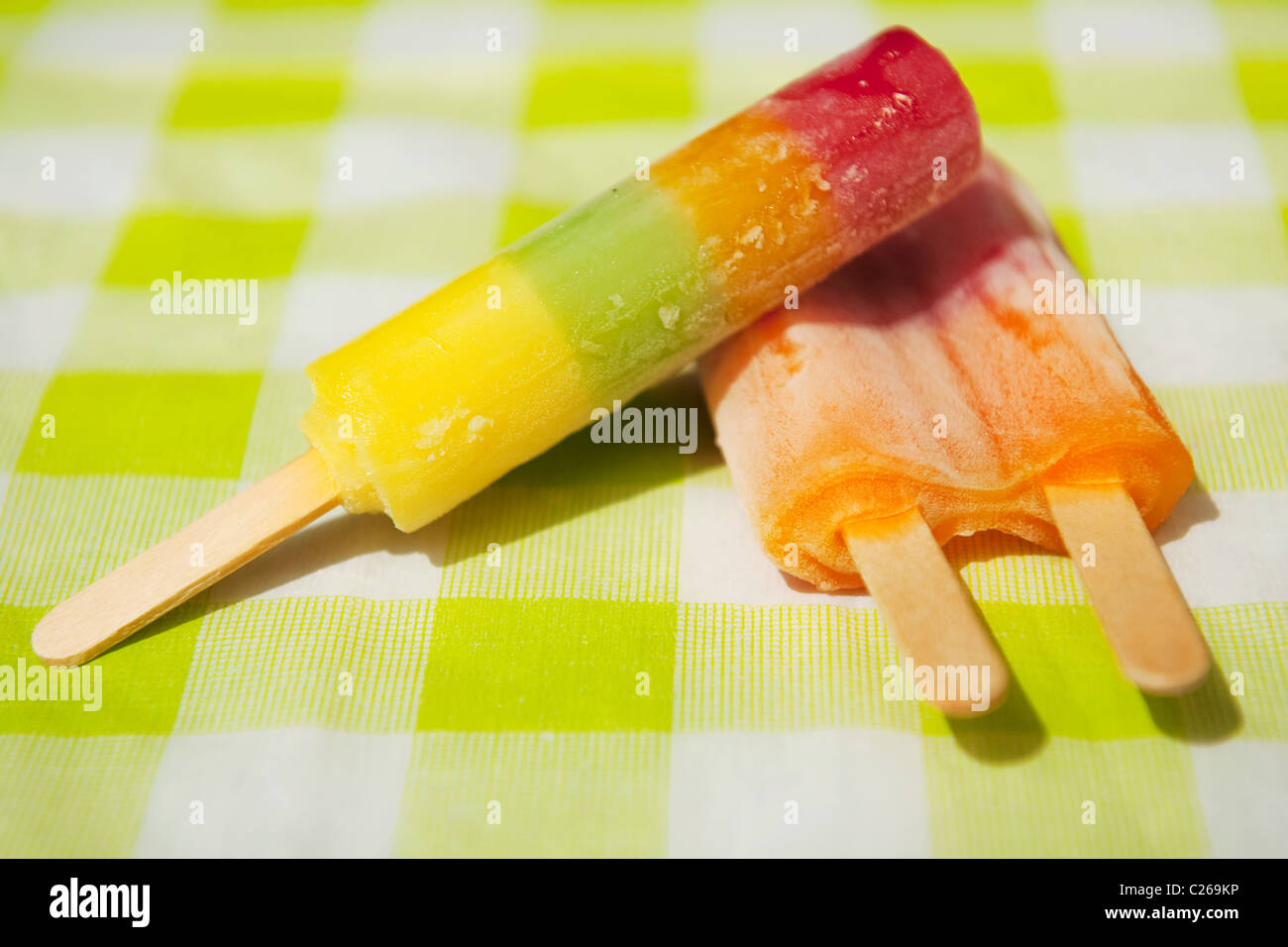 Cold water ice creams in the summer outdoor Stock Photo - Alamy