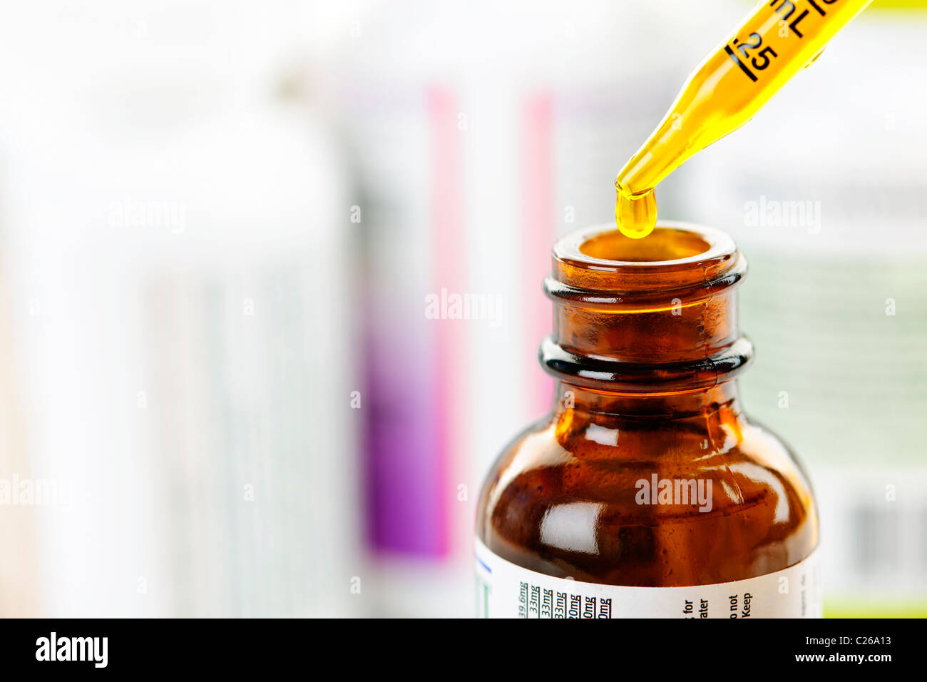 Medicine measurement dropper hi-res stock photography and images - Alamy