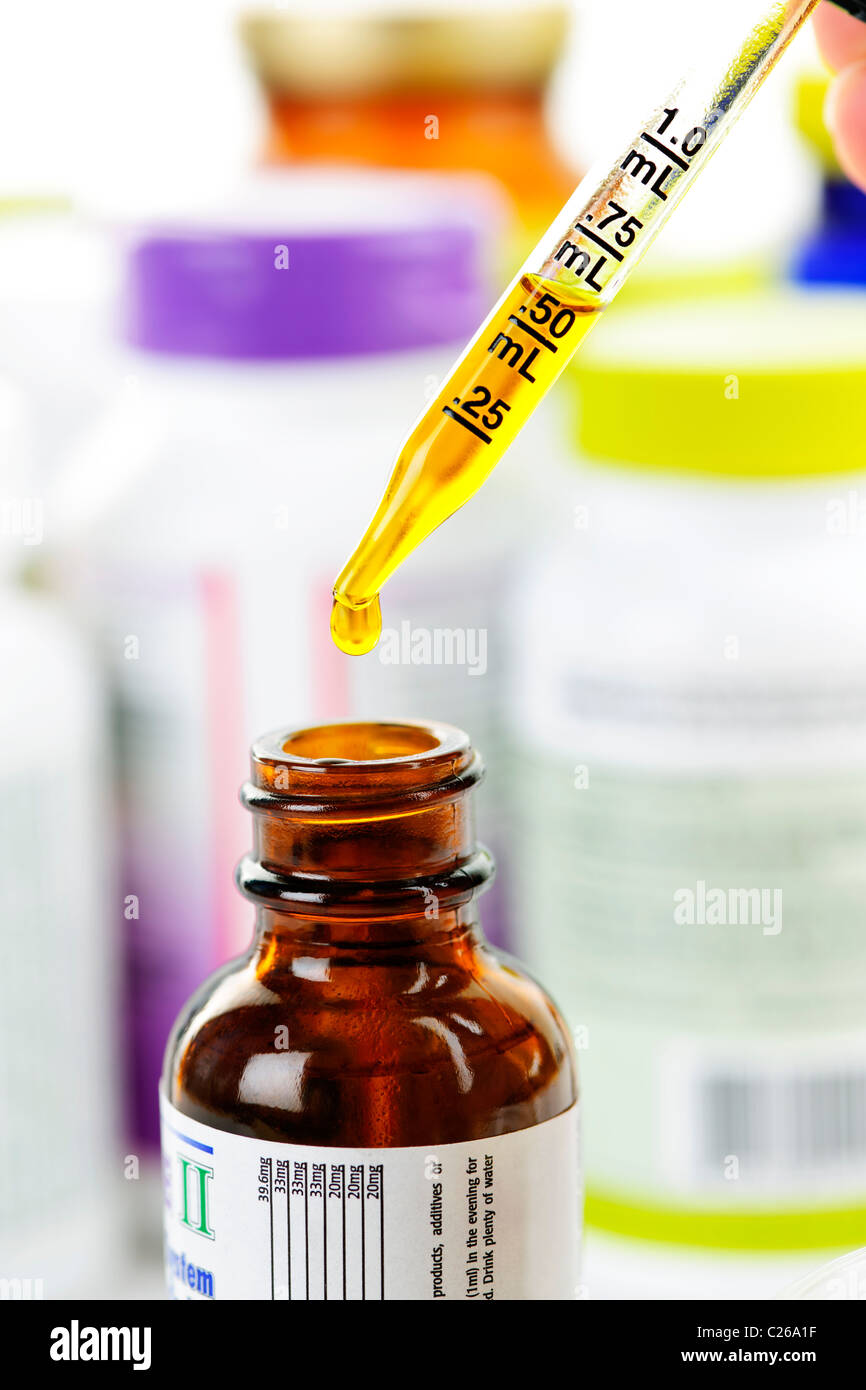 Liquid medicine measurement hi-res stock photography and images - Alamy