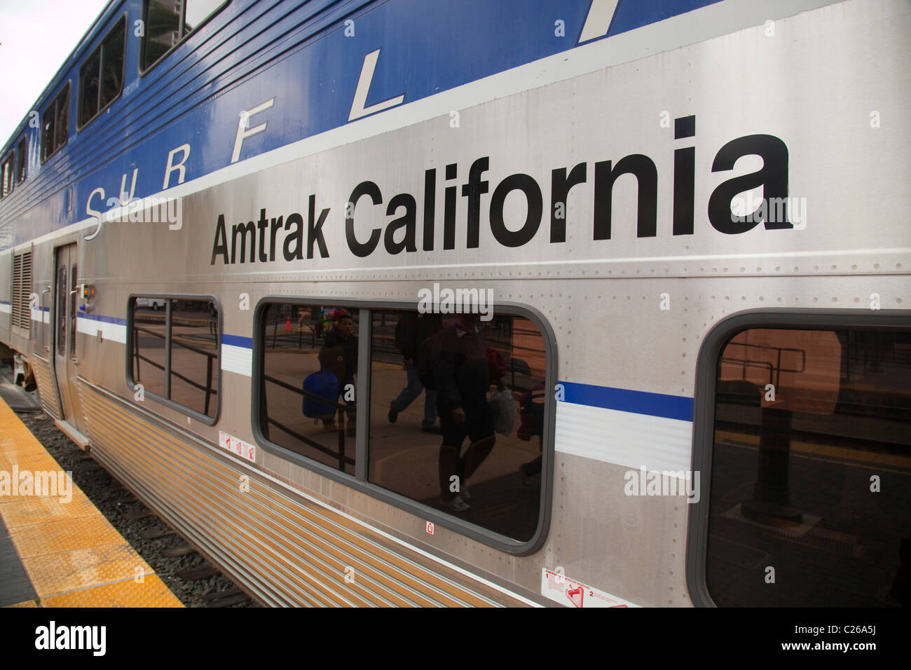 Amtrak California Pacific Surfliner train Stock Photo - Alamy