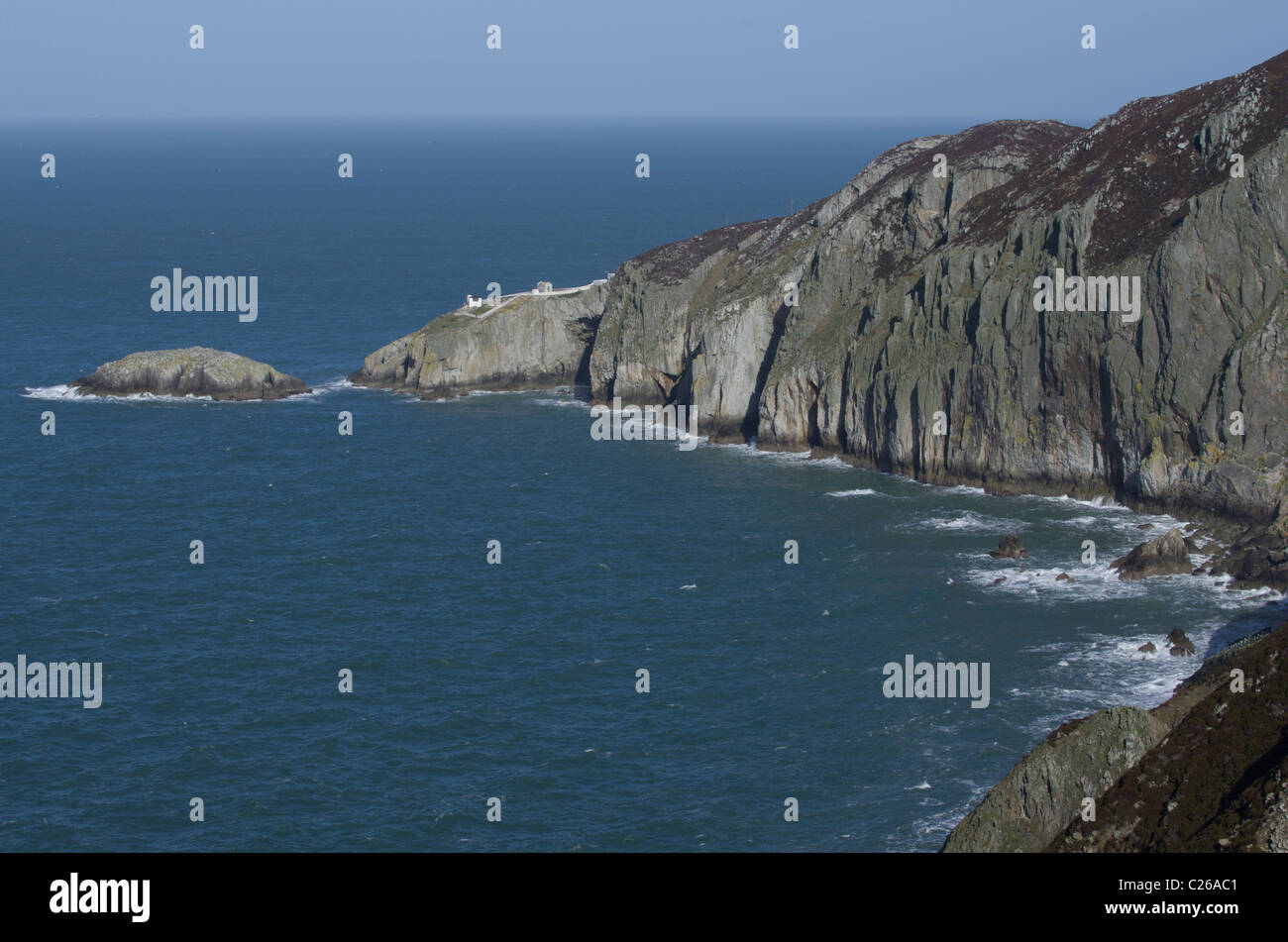 Gogarth Bay and North Stack, Anglesey, Wales. An area spectacular ...