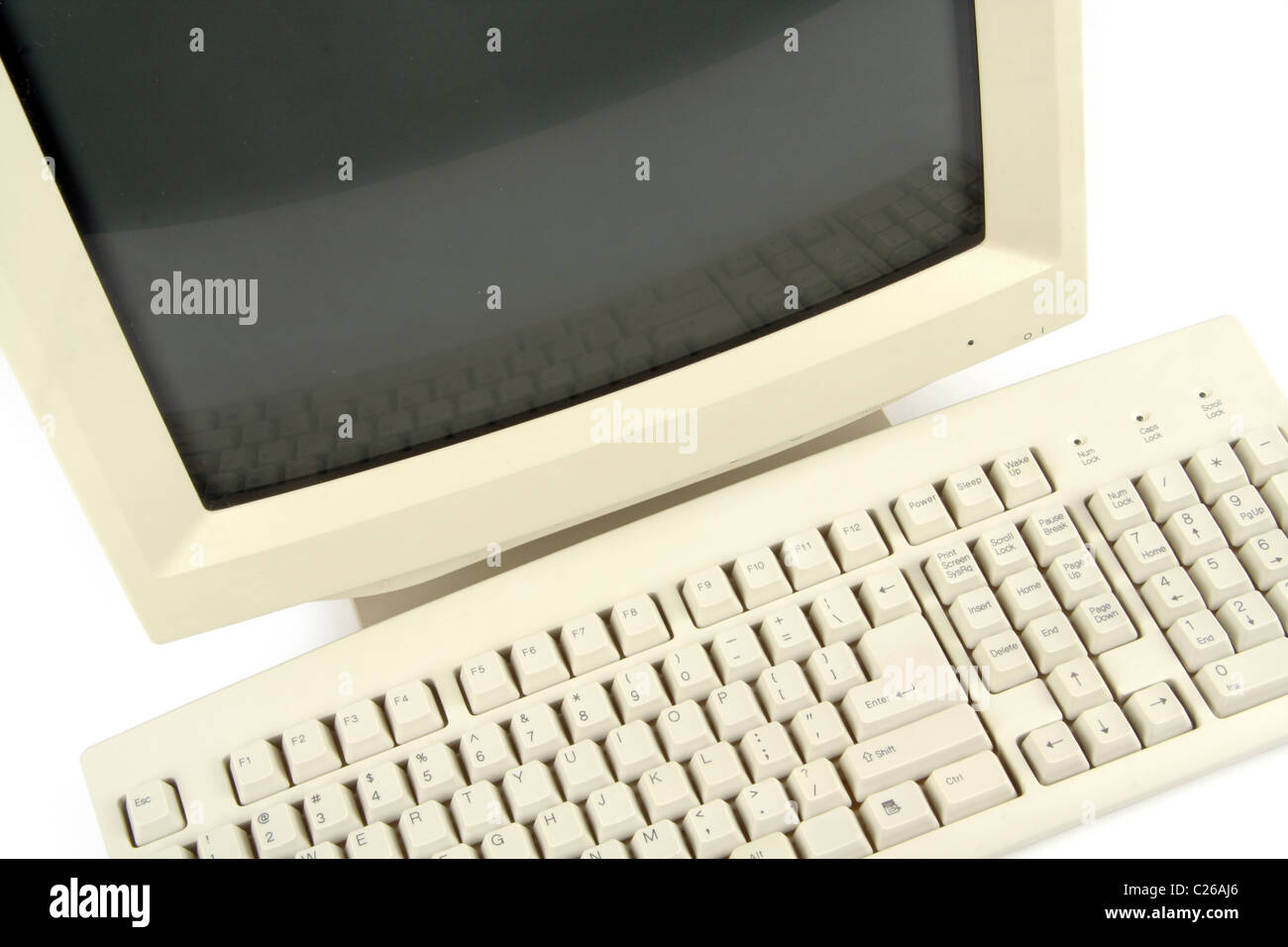 isolated old desktop computer Stock Photo - Alamy isolated old desktop computer Stock Photo - Alamy