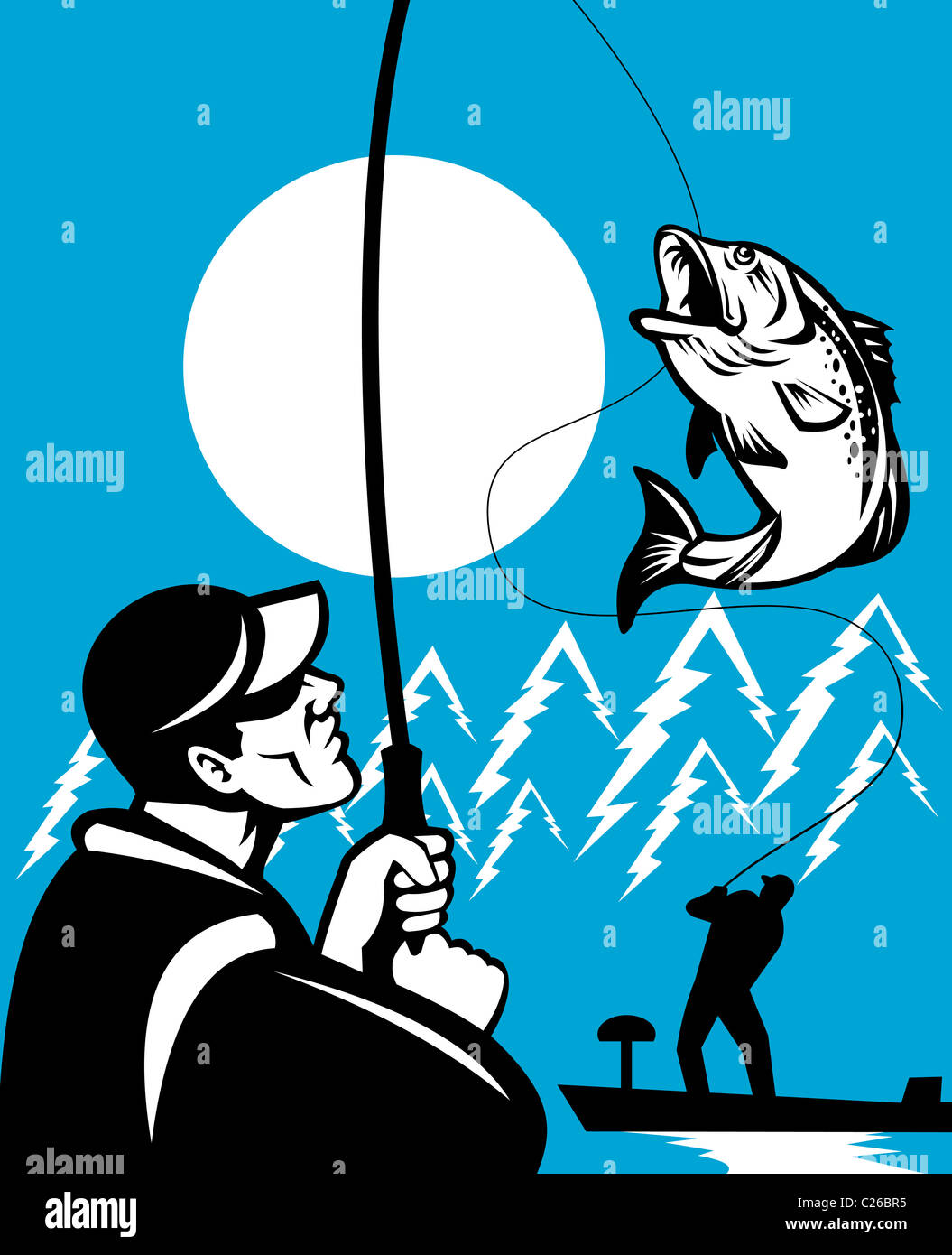 Fish reeled in hi-res stock photography and images - Alamy