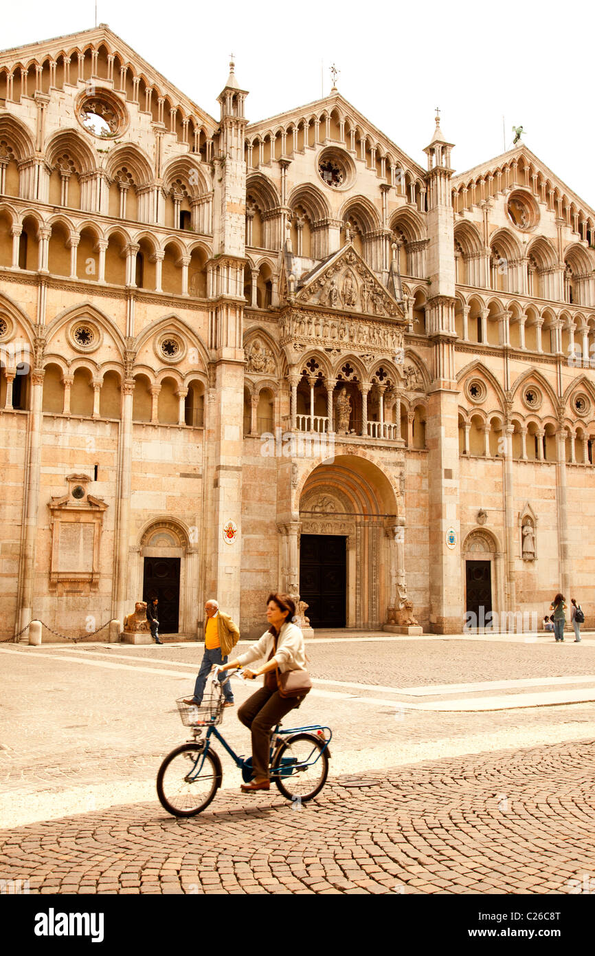 Ferrara cathedral facade hi-res stock photography and images - Alamy