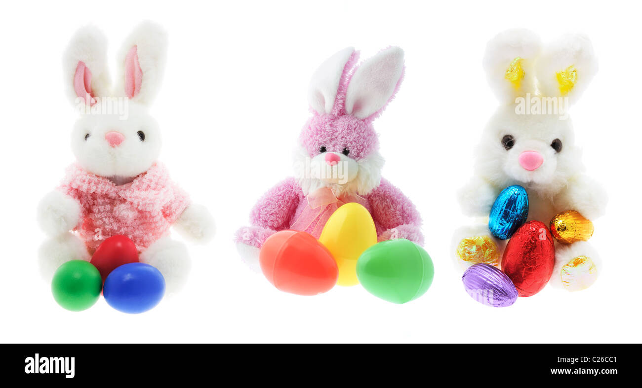 Easter eggs bunnies Cut Out Stock Images & Pictures - Alamy