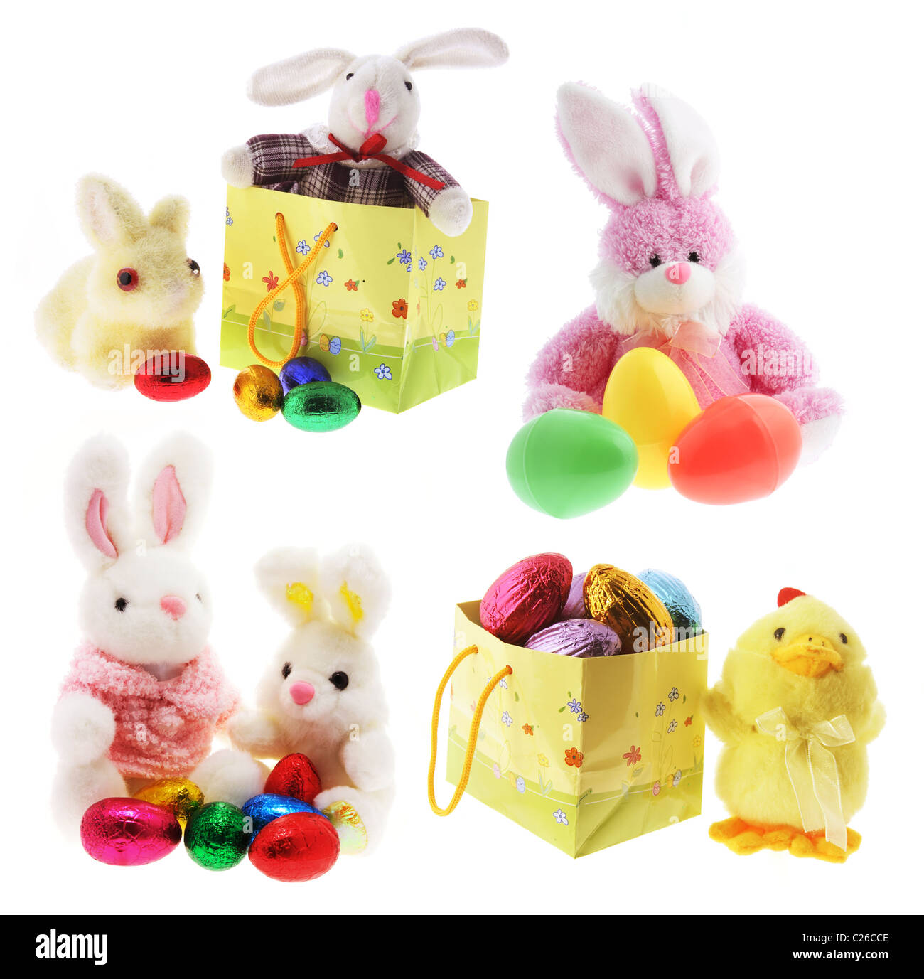 Easter eggs bunnies Cut Out Stock Images & Pictures - Alamy