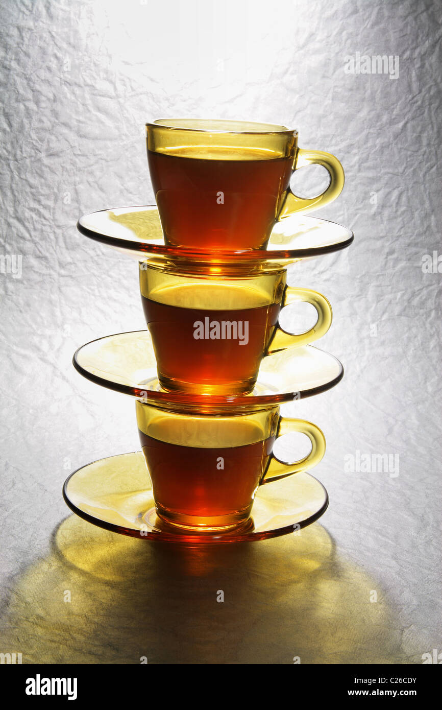 Stack of Coffee Cups Stock Photo - Alamy