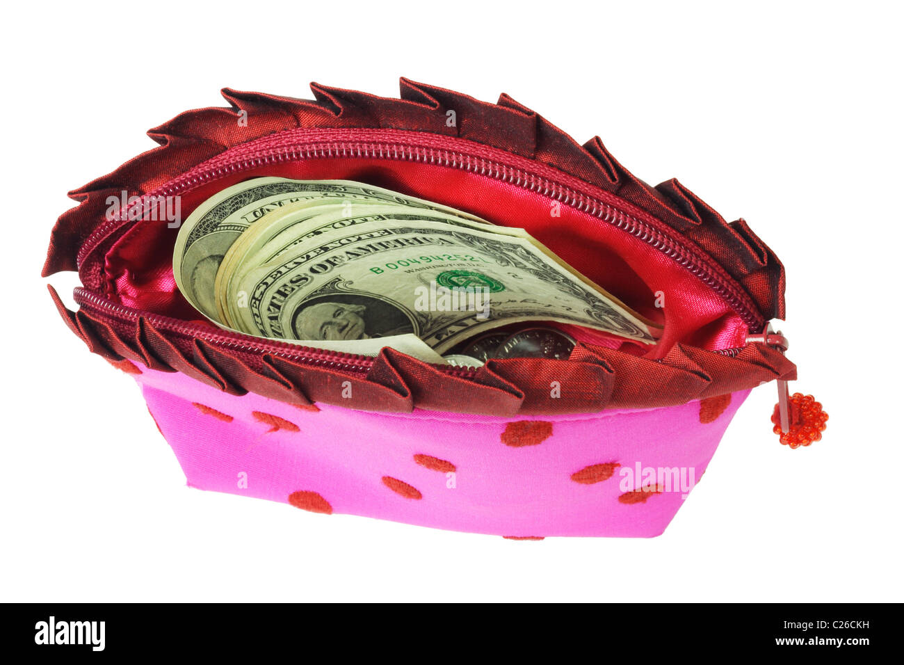 Open purse bag hi-res stock photography and images - Alamy