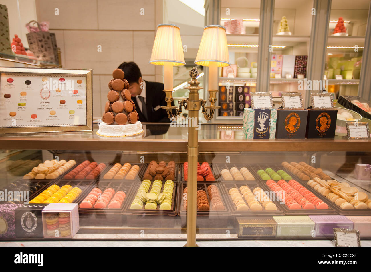 Gourmet macaroons (coconut cookies) in assorted flavors in department ...