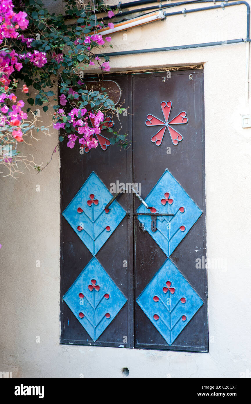 Traditional Omani door Stock Photo - Alamy