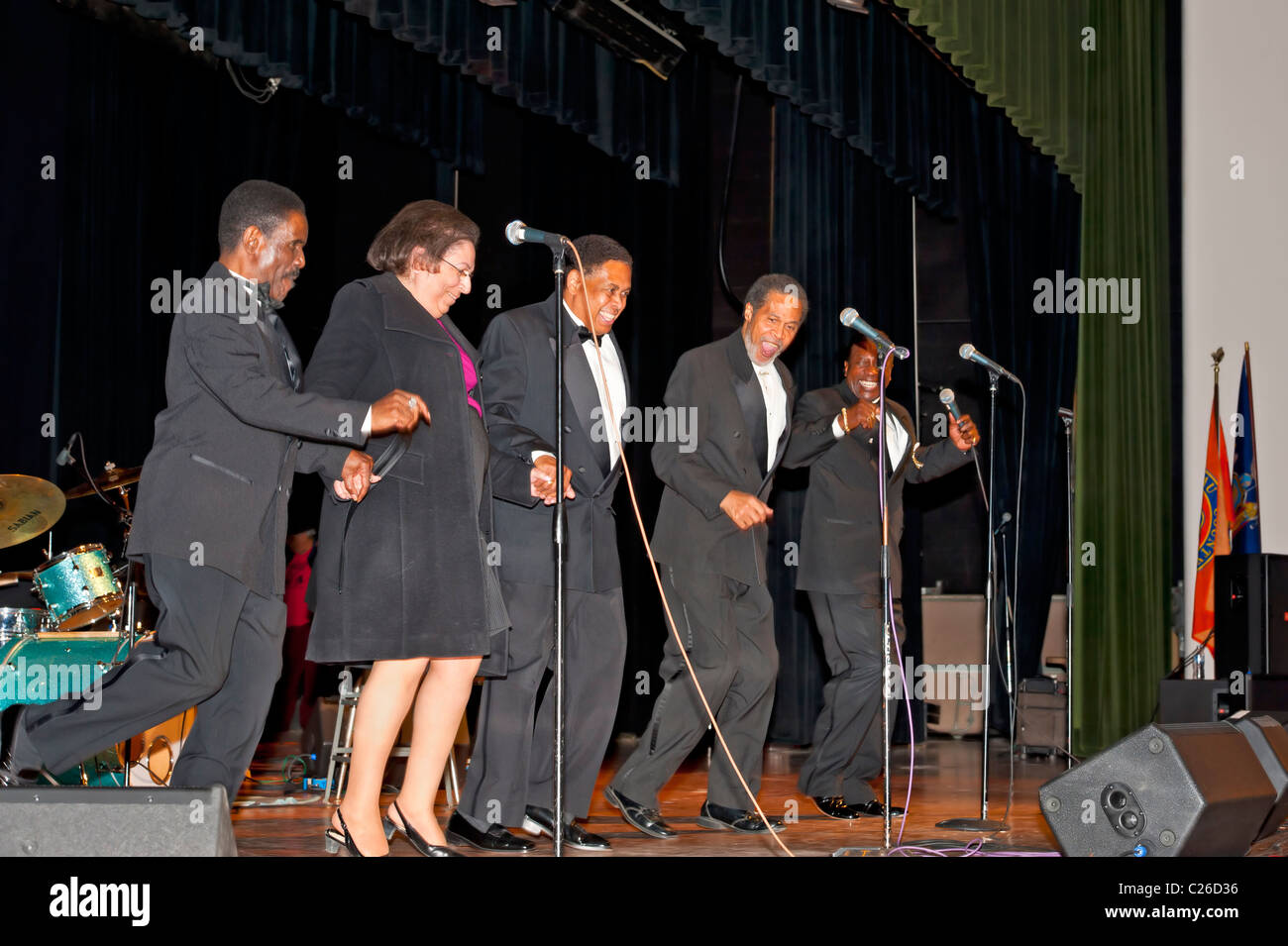 APR 2 2011 - BELLMORE, NY: Audience participation at Doo Wop concert ...